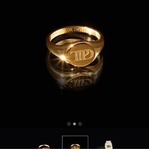 Taylor Swift | Jewelry | Size 7 Ttpd Ring 8k Gold Plated Taylor Swift ...